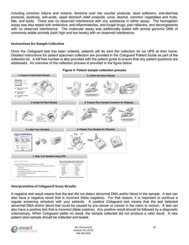 Cologuard (colorectal cancer test) physician labeling_fda | PDF