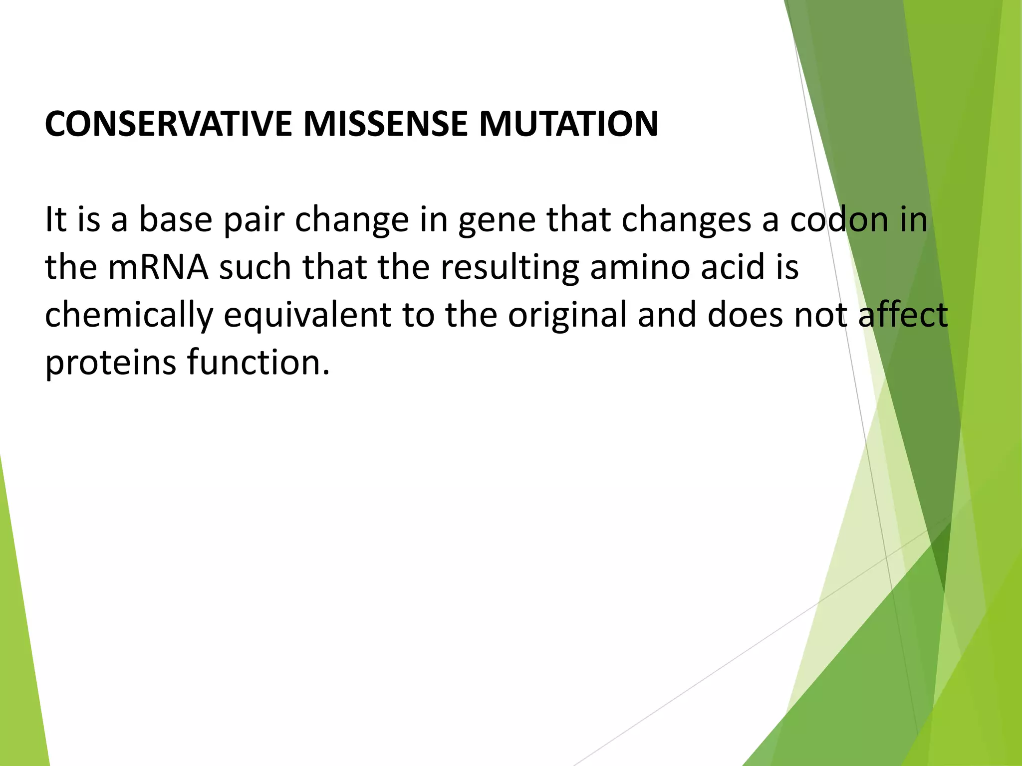 Mutation gene and chromosomal | PPTX
