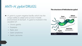 Antacids and antiulcer drugs | PPTX