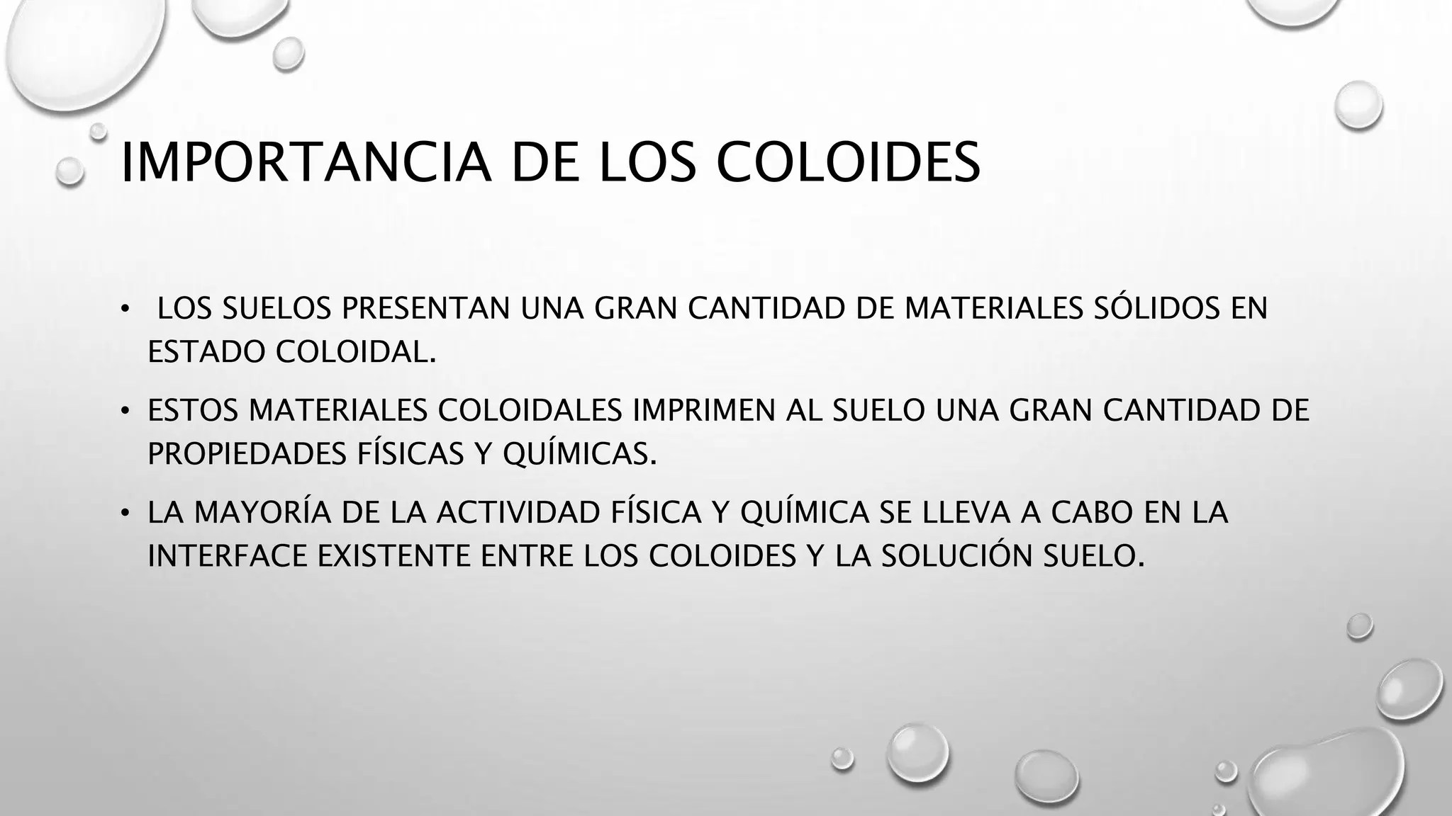 Coloides de suelos para la ingeniería ambiental | PPTX
