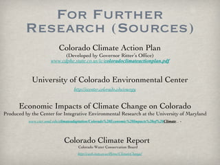 Colo local impacts slideshow | PPT