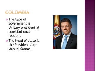 Presentation about Colombia | PPTX