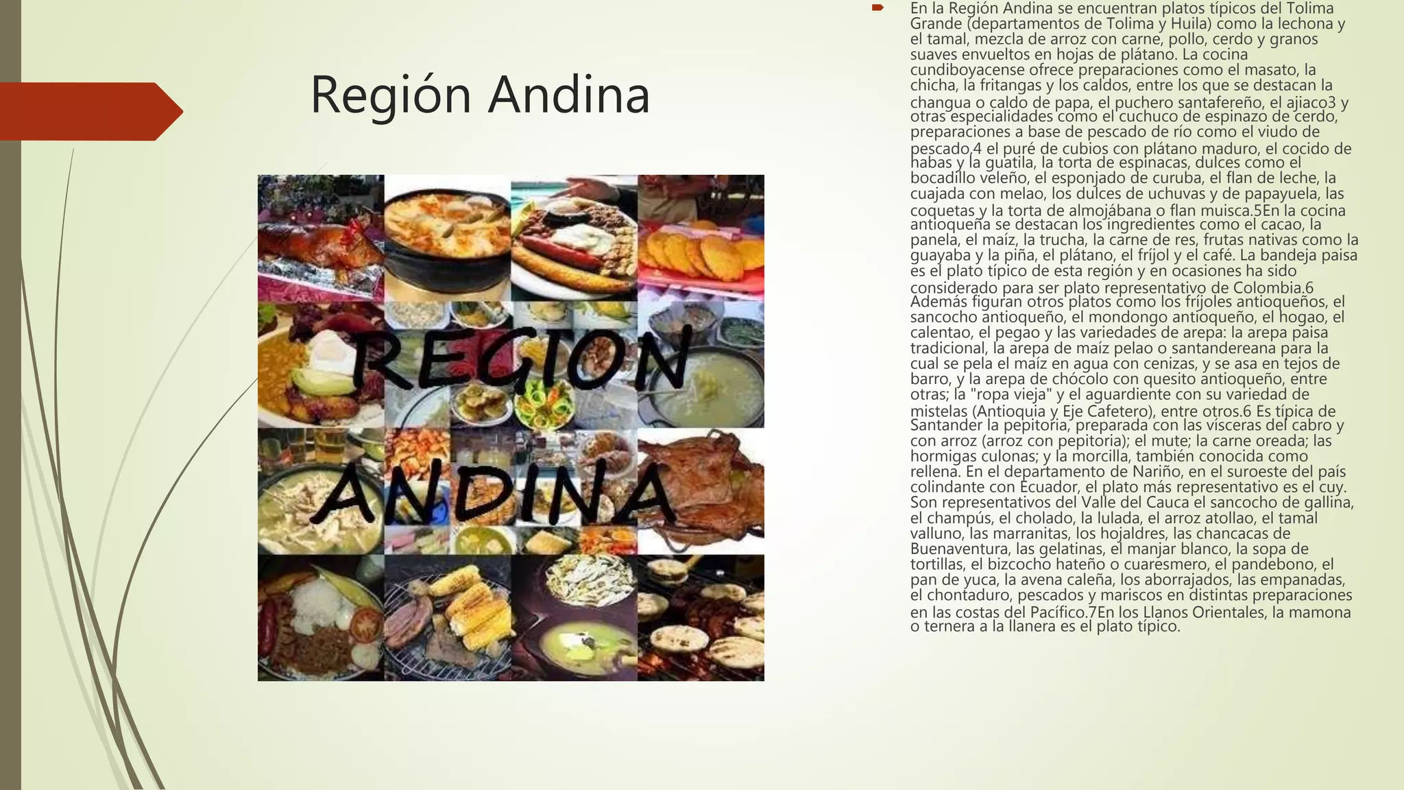 Colombia comida tipica | PPTX