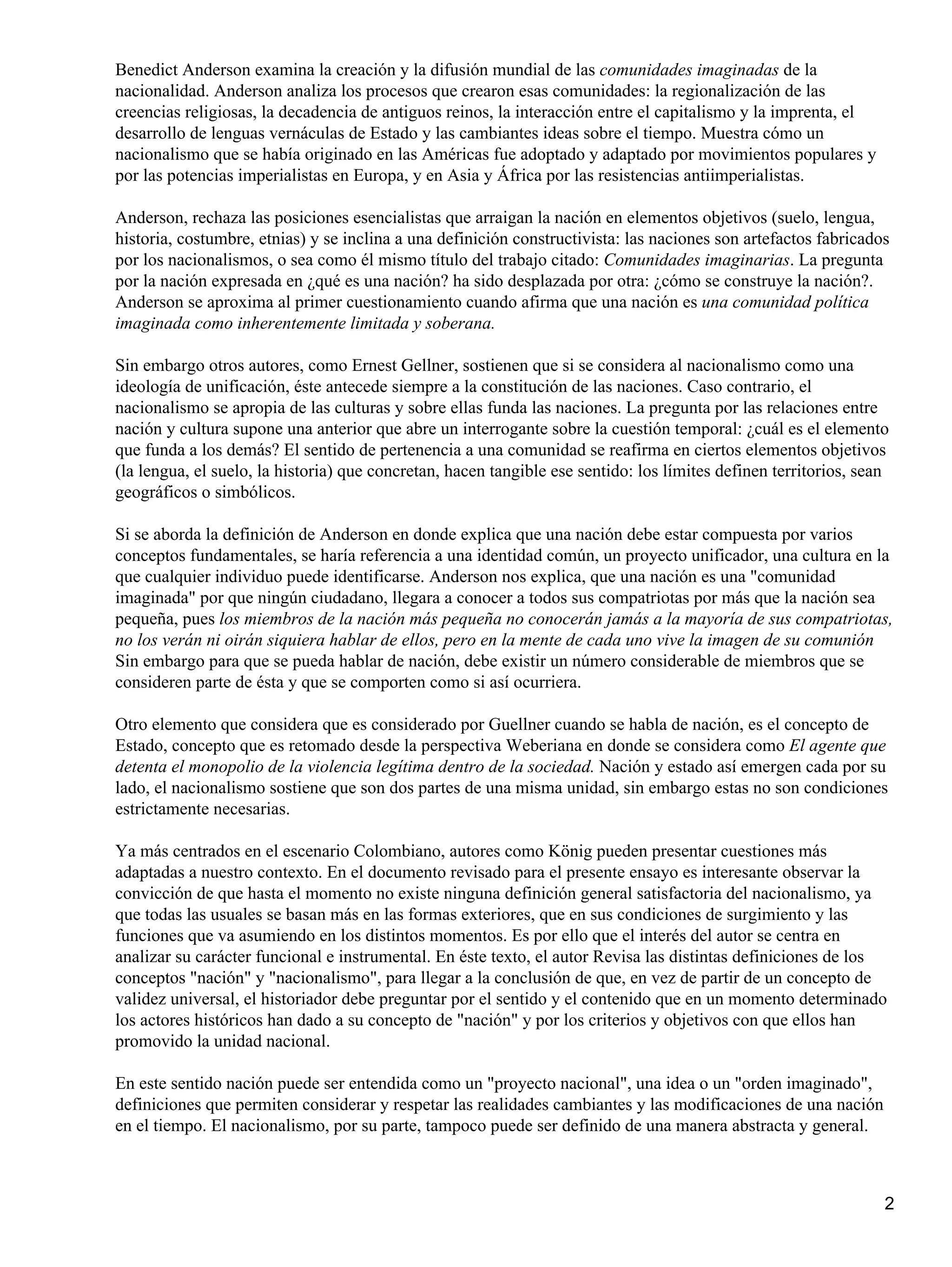 Colombia En El Siglo Xix Pdf