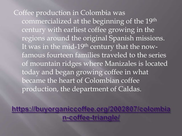 Colombian Coffee Triangle | PPT