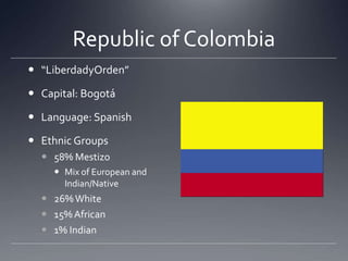 Colombia notes | PPTX