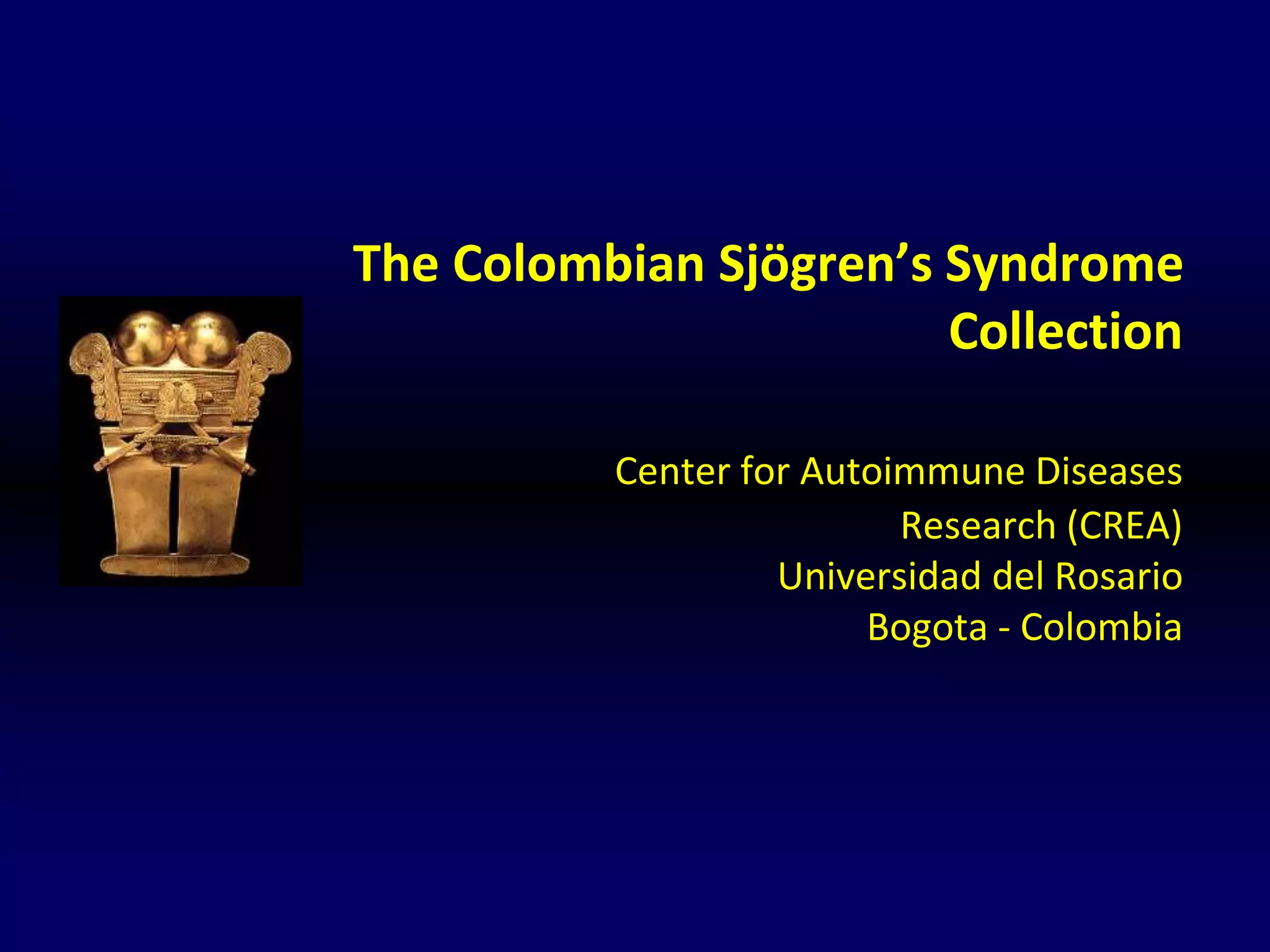 Colombian Sjögren's syndrome collection | PPSX