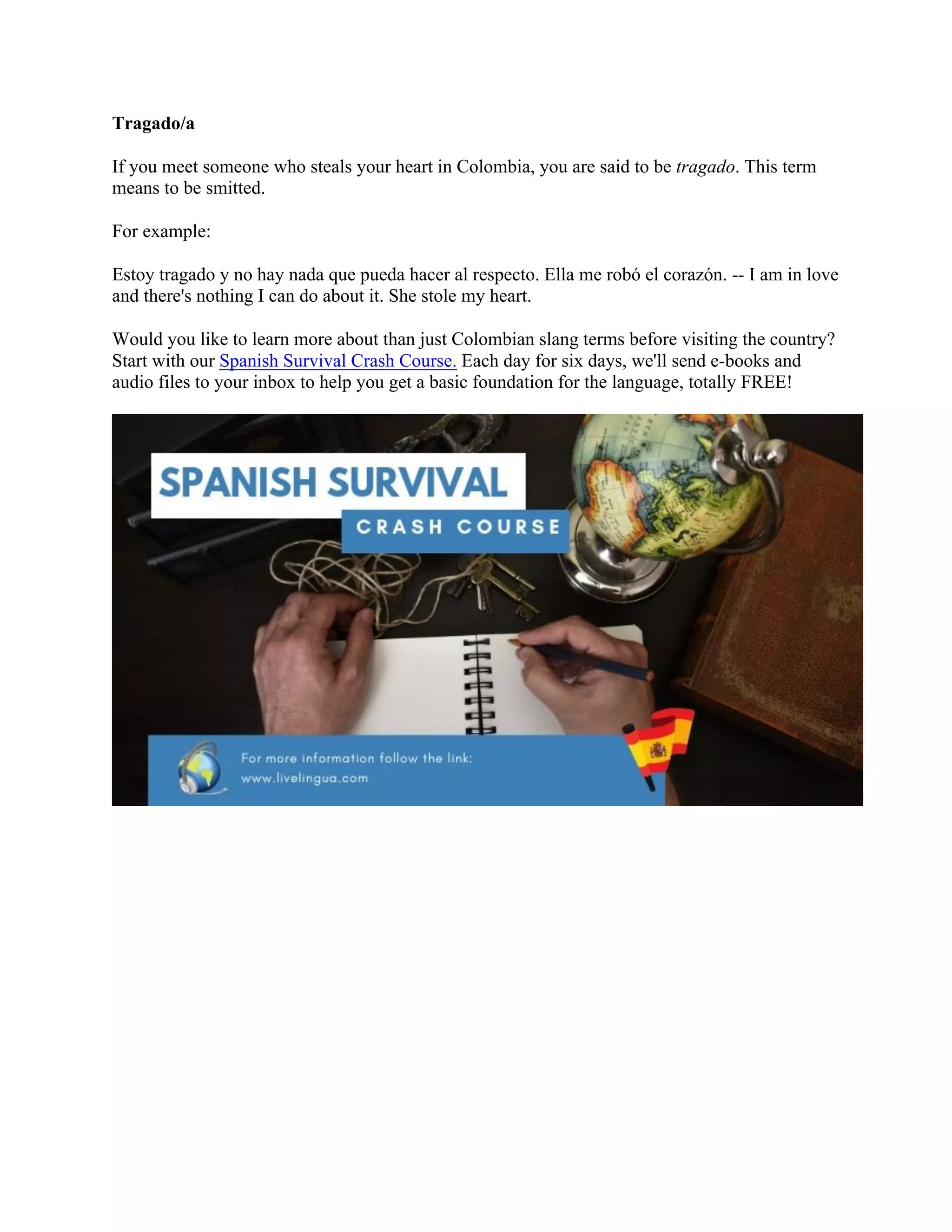 Colombian Slang Terms | PDF