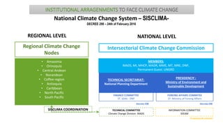 Colombia's Experience With Climate Change Regional Nodes | PPTX