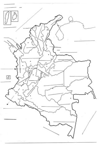 Mapas de Colombia y América politica para trabajar en clase. | PDF