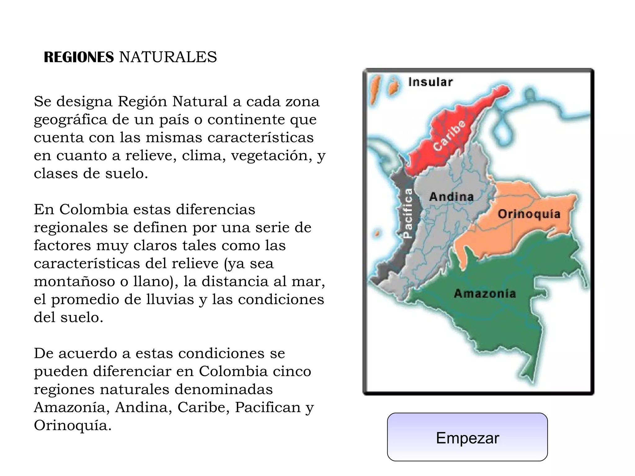 Colombia Y Sus Regiones | PPT