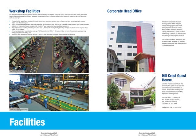 Colombo dockyard plc profile double spread updated final | PDF ...