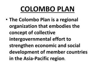 COLOMBO PLAN | PPTX