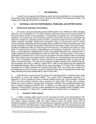 Colombo port expansion project (2) | PDF