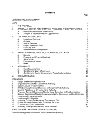 Colombo port expansion project (2) | PDF