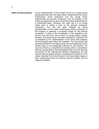 Colombo port expansion project (2) | PDF