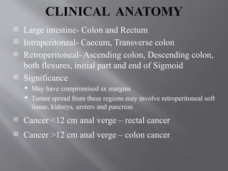 carcinoma of the COLON and its management.pptx
