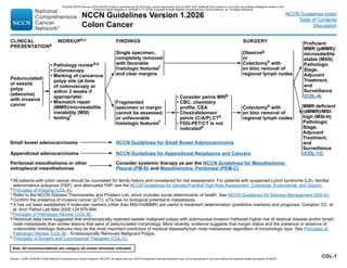 NCCN Clinical Practice Guidelines for Colon Cancer 2026 Update | PDF