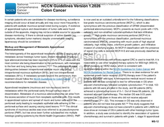 NCCN Clinical Practice Guidelines for Colon Cancer 2026 Update | PDF