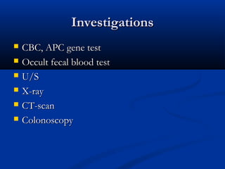 Coloncancer | PPT