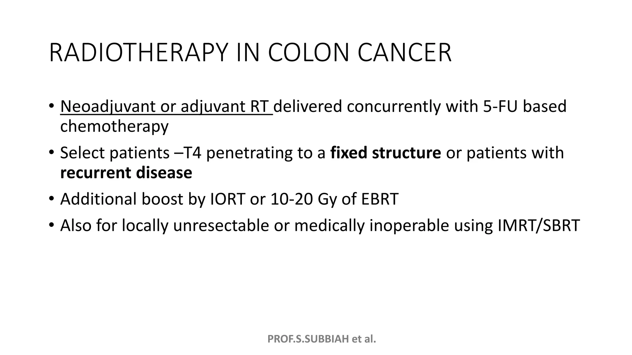 Colon cancer chemotherapy trials | PPTX