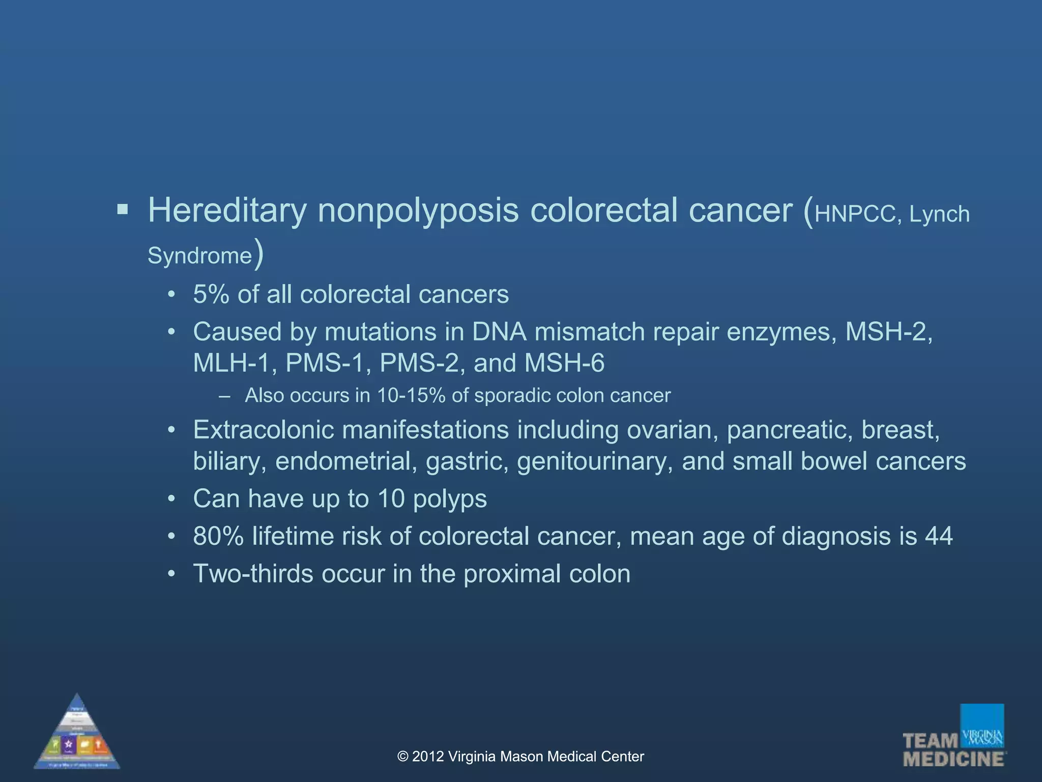 Colon cancer 2018 - Dr Lin | PPTX