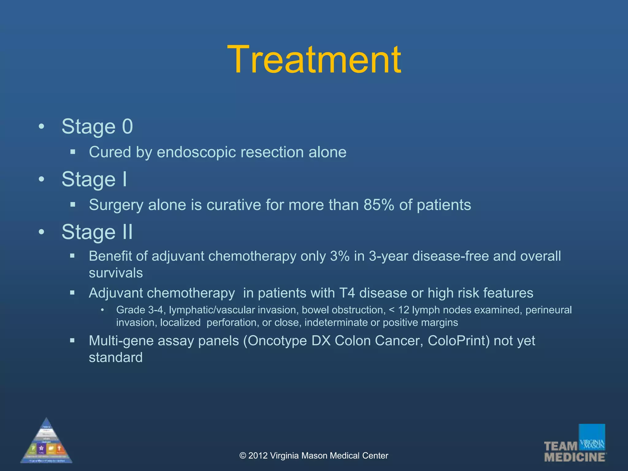 Colon cancer 2018 - Dr Lin | PPTX