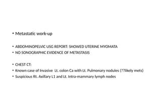 Colon cancer case presentation after oncology assessment.pptx