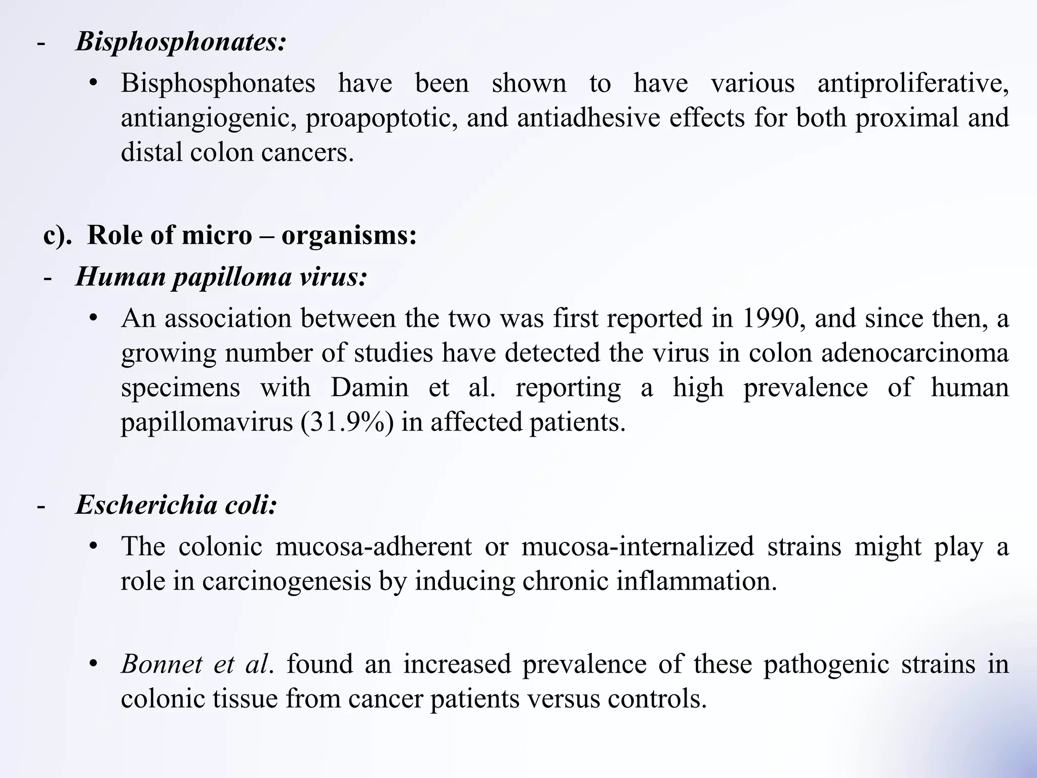 Colon cancer epidemiology to staging | PPTX