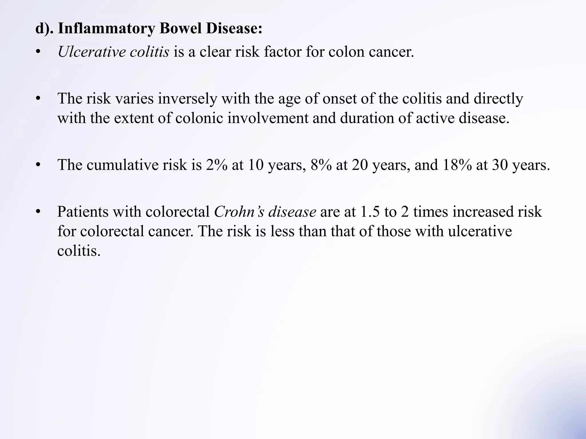 Colon cancer epidemiology to staging | PPTX