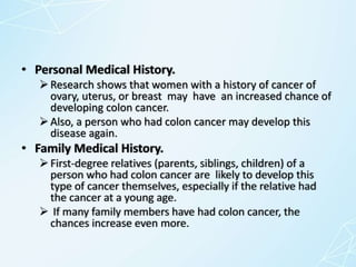 Colon cancer final | PPTX