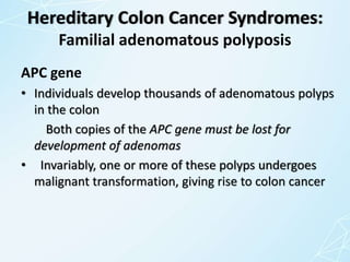Colon cancer final | PPTX