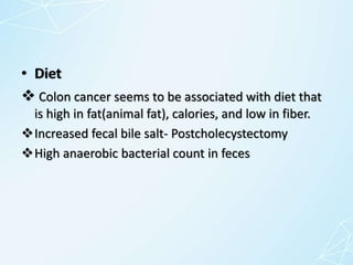 Colon cancer final | PPTX
