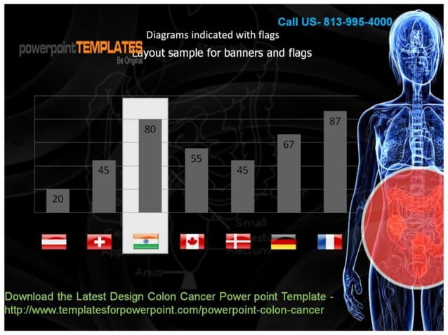 Latest Design Colon Cancer Power point Template | PPTX