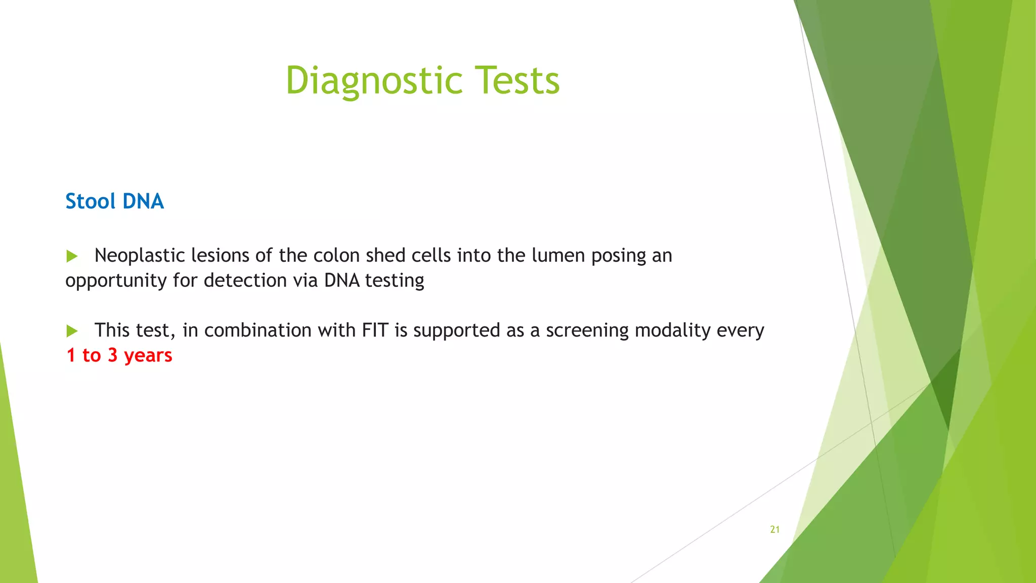 Colon cancer screening | PPTX