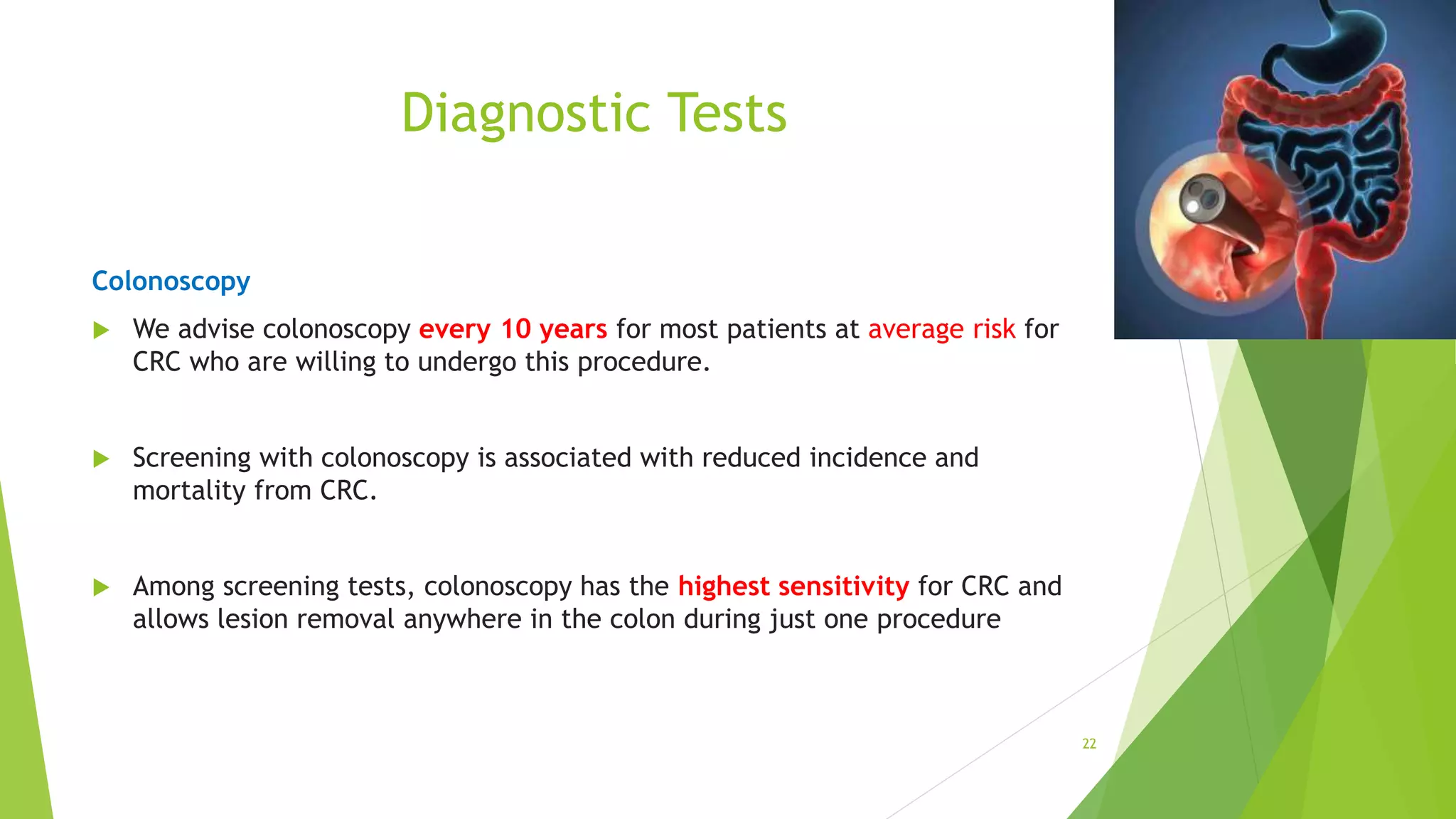 Colon cancer screening | PPTX