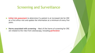 Colon cancer screening | PPTX