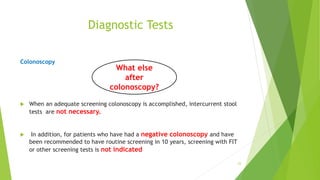 Colon cancer screening | PPTX