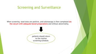 Colon cancer screening | PPTX