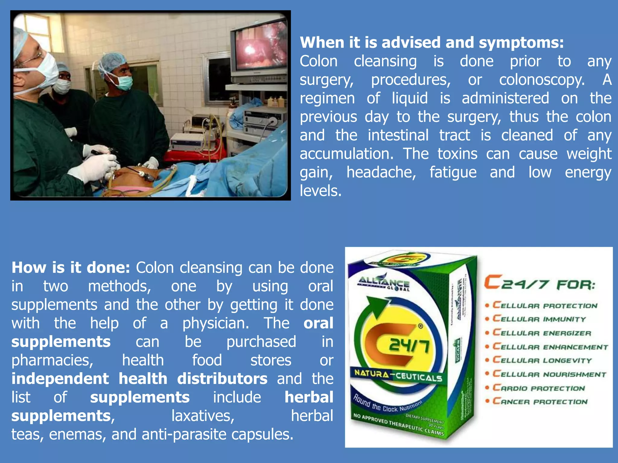 Colon cleansing | PPTX