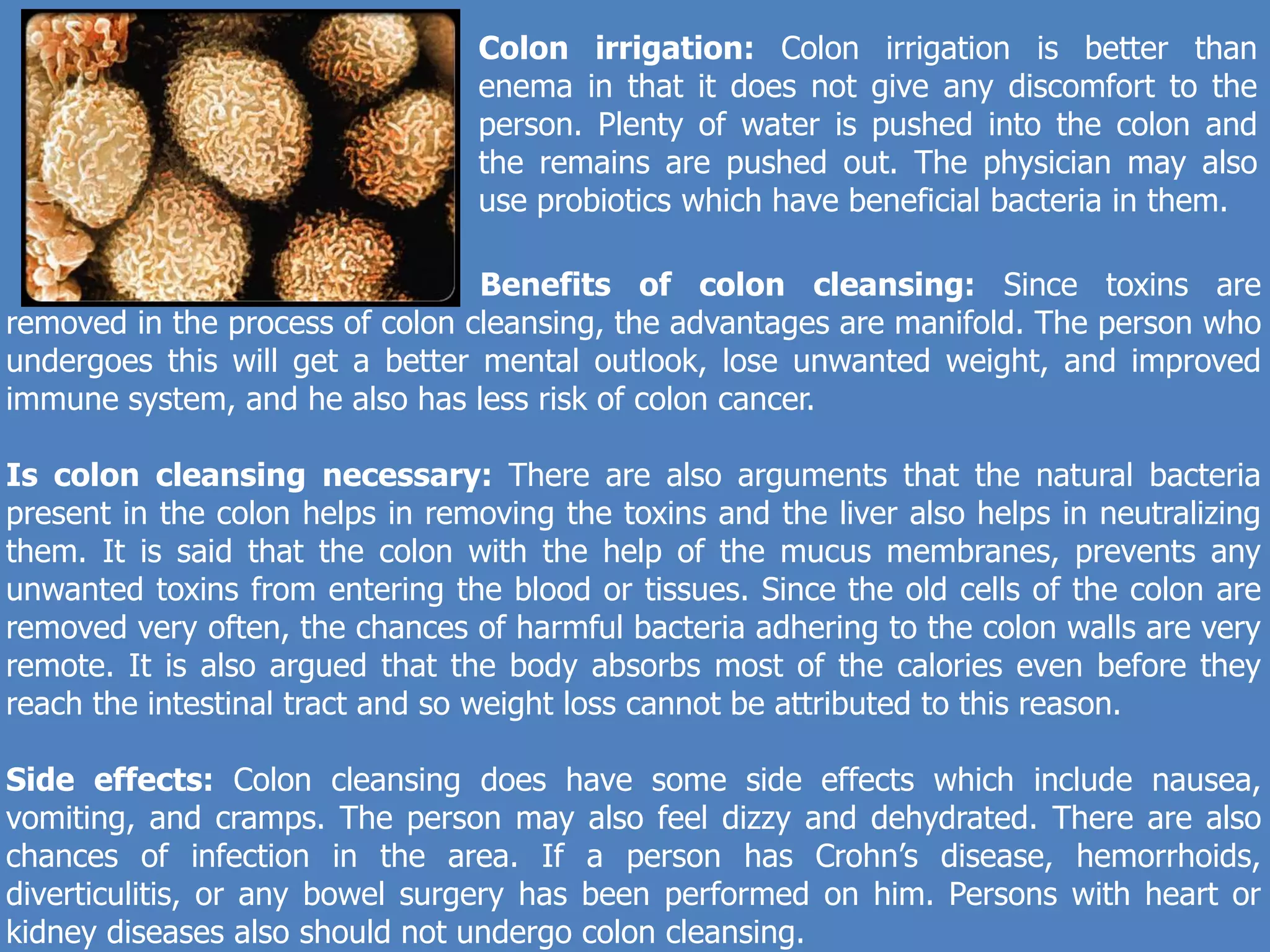 Colon cleansing | PPTX