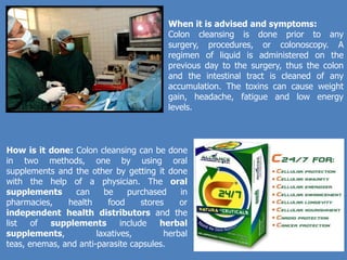 Colon cleansing | PPTX