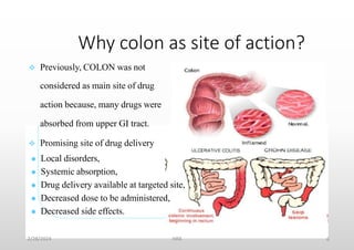 Colon Specific Drugs Delivary Systempptx | PPTX