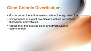 Colon disorder presentation | PDF