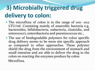 Colon drug delivery system ppt | PPT