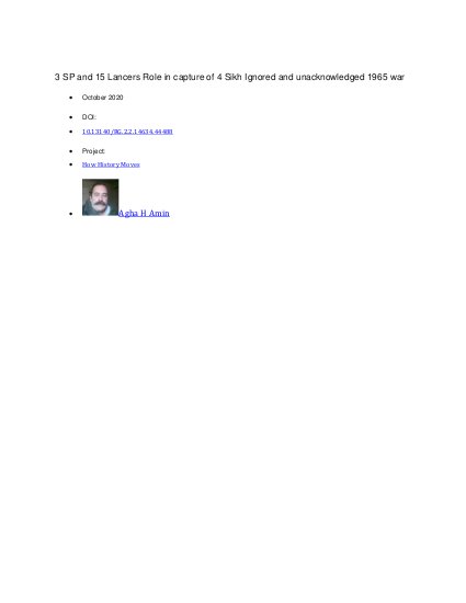 colonel salman aslam remembers 3 SP Field Regiment Pakistan Artillery's ...