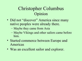 Colon first voyage | PPT