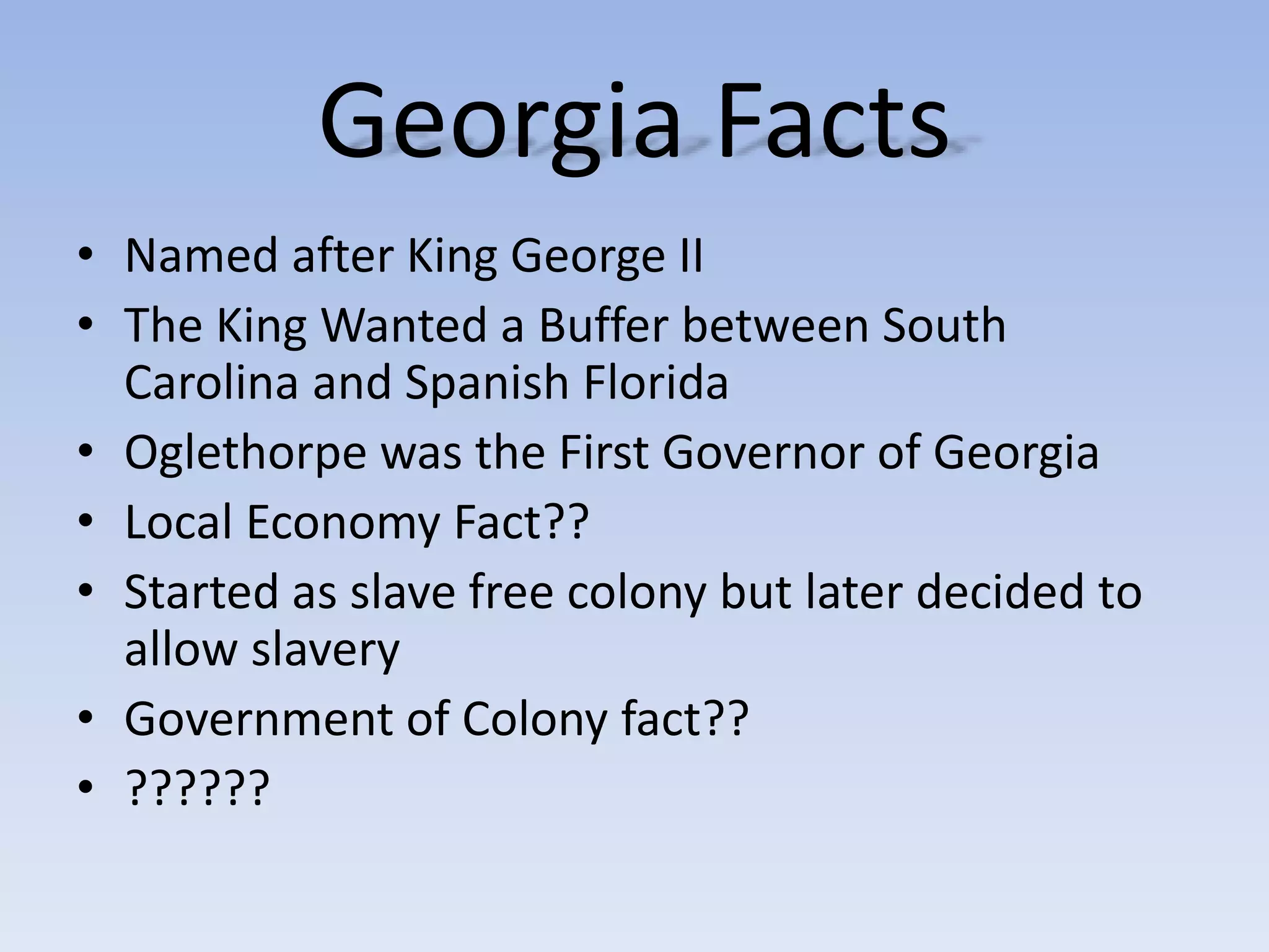 Colonial Georgia | PPTX