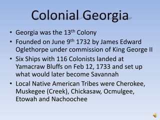 Georgia Colony 1733 Flag