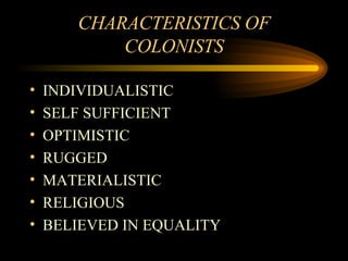 Colonial Roots | PPT
